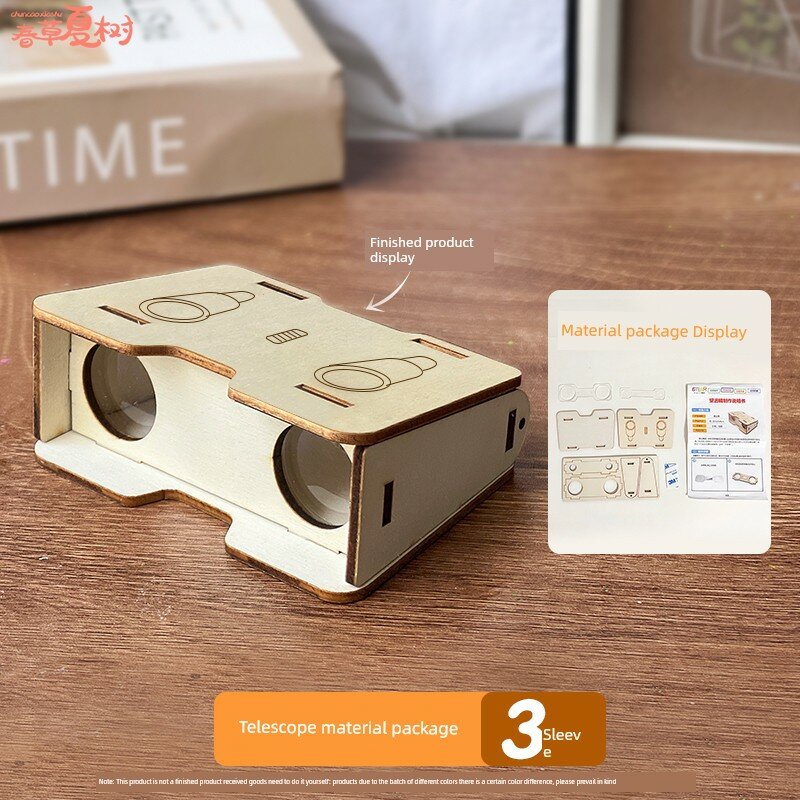 Набор для сборки телескопа DIY для детей - простой научный эксперимент, 3 комплекта