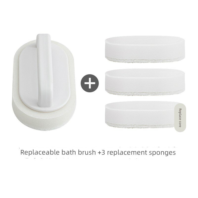 Бытовая щетка для чистки ванной комнаты, щетка для пола, щетка для плитки, ванны, многофункциональная губчатая щетка,