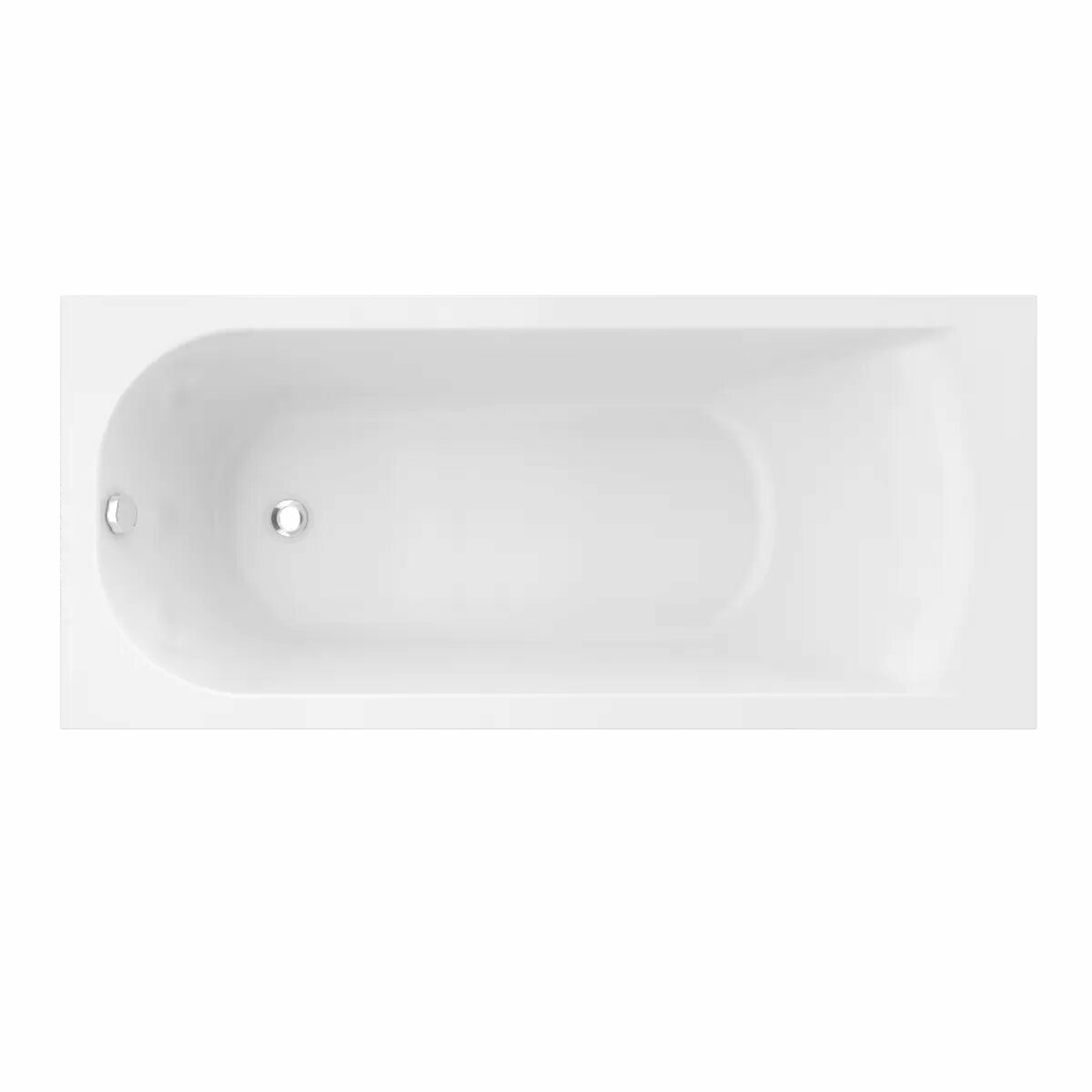 Акриловая ванна Triton Оскар 180x80 с каркасом, прямоугольная, белая