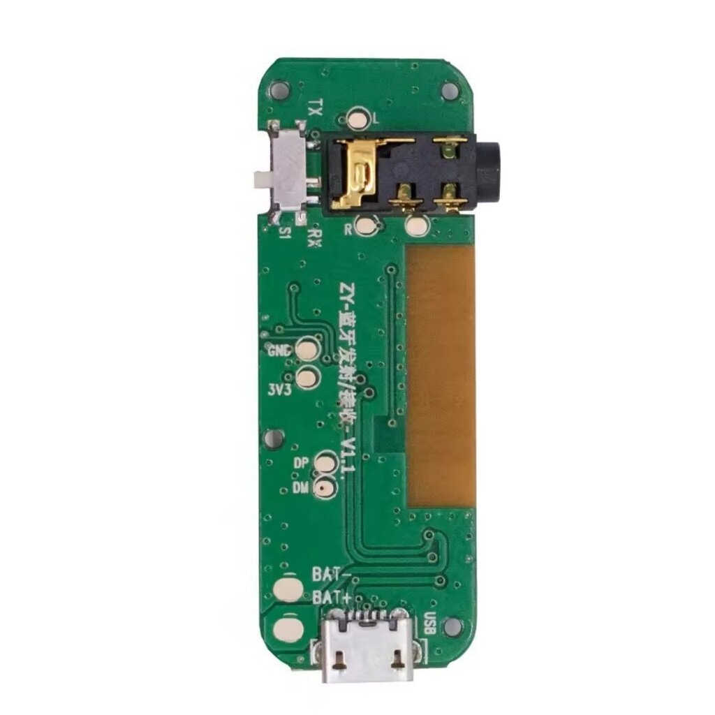 Совместимый с Bluetooth 5.0 Модуль приемопередатчика стереозвука для беспроводной передачи звука HiFi, порт Micro USB