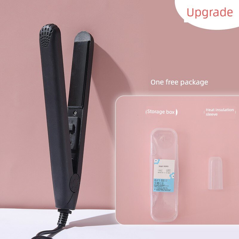 Миниатюрный портативный выпрямитель и плойка для волос для женщин, небольшой утюжок для выпрямления челки, выпрямитель