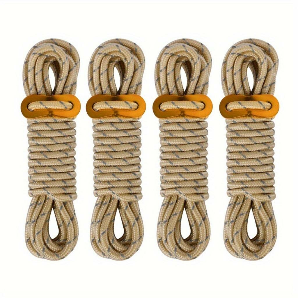 Высокотехнологичный трос для растяжки палатки, Темный хаки