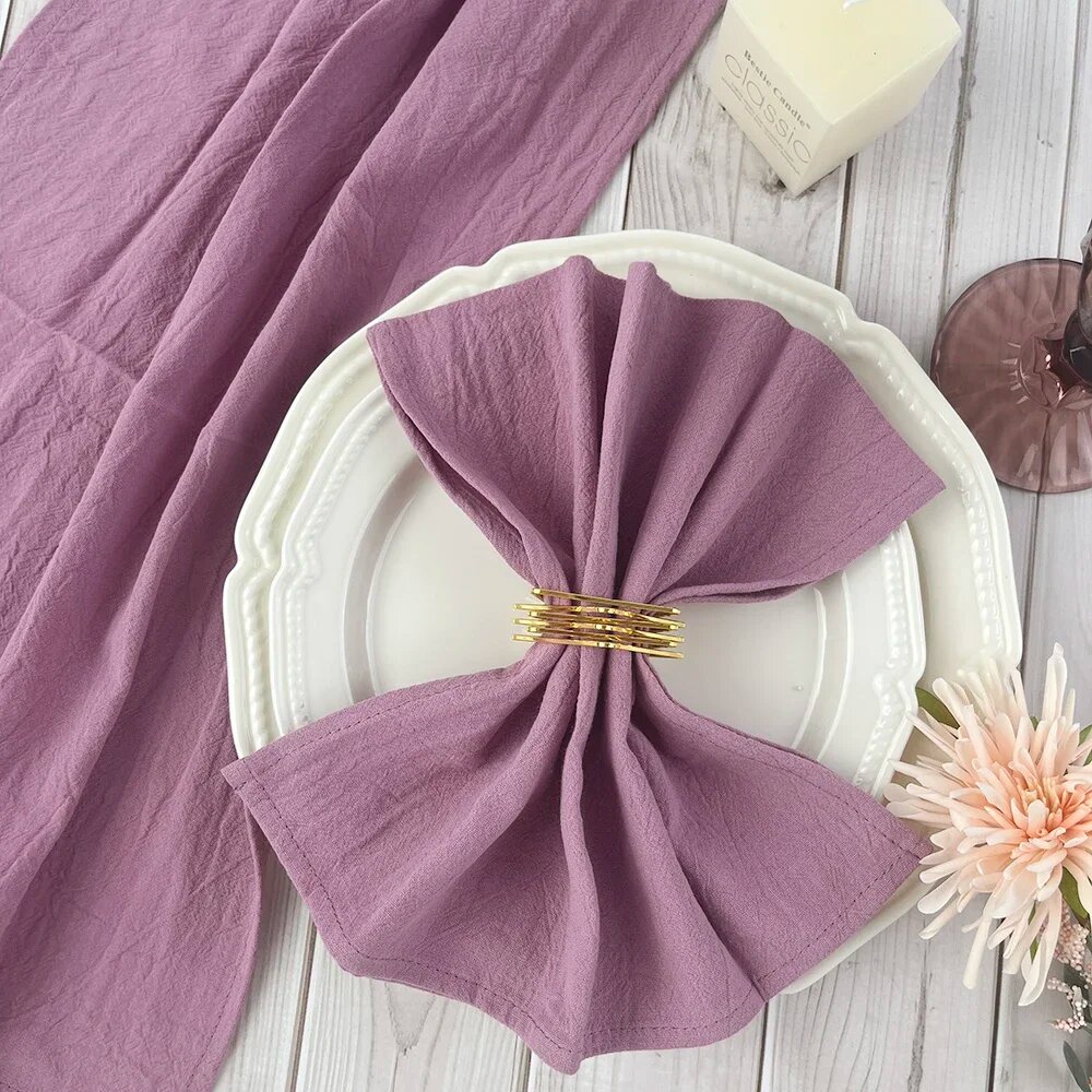 Набор из 4 хлопчатобумажных салфеток 30x45 см, рождественский новогодний декор, тканевый салфетка, кухонное чайное полотенце, украшение для дома, свадебного стола