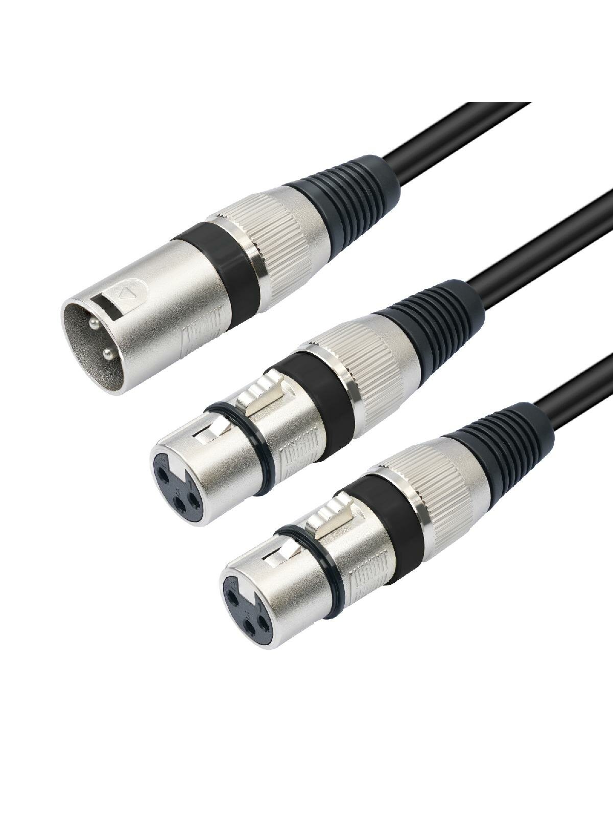 Y-образные Разветвители от Мужчины к женщине 3Pin Splitters Музыкальный Кабель для Микрофонов