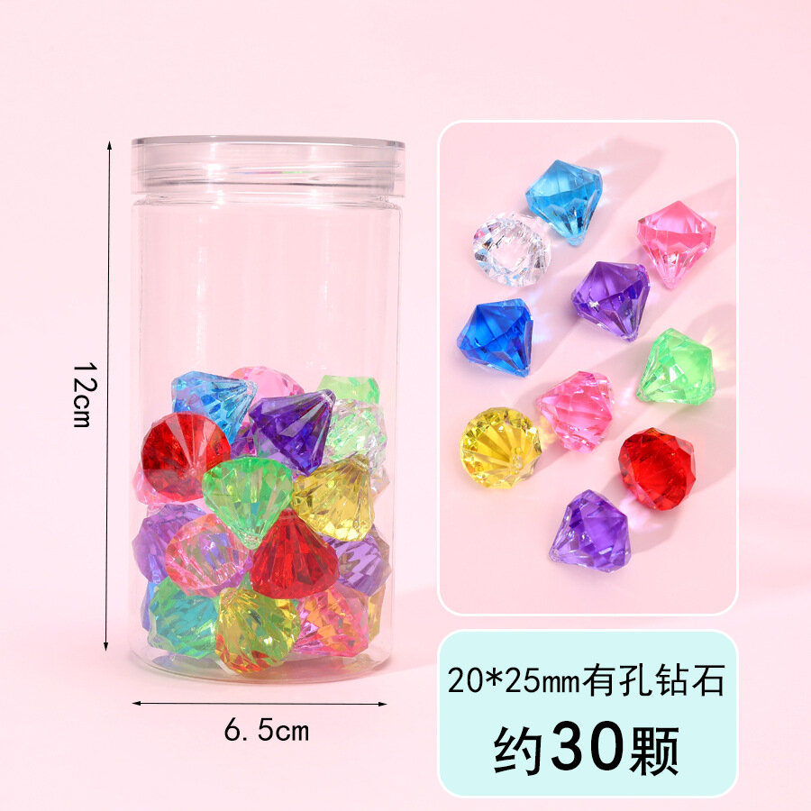 Акриловый имитированный драгоценный камень, детская игрушка, кристаллический камень, алмаз, игровая площадка, приз для детского сада, пластиковый драгоценный камень