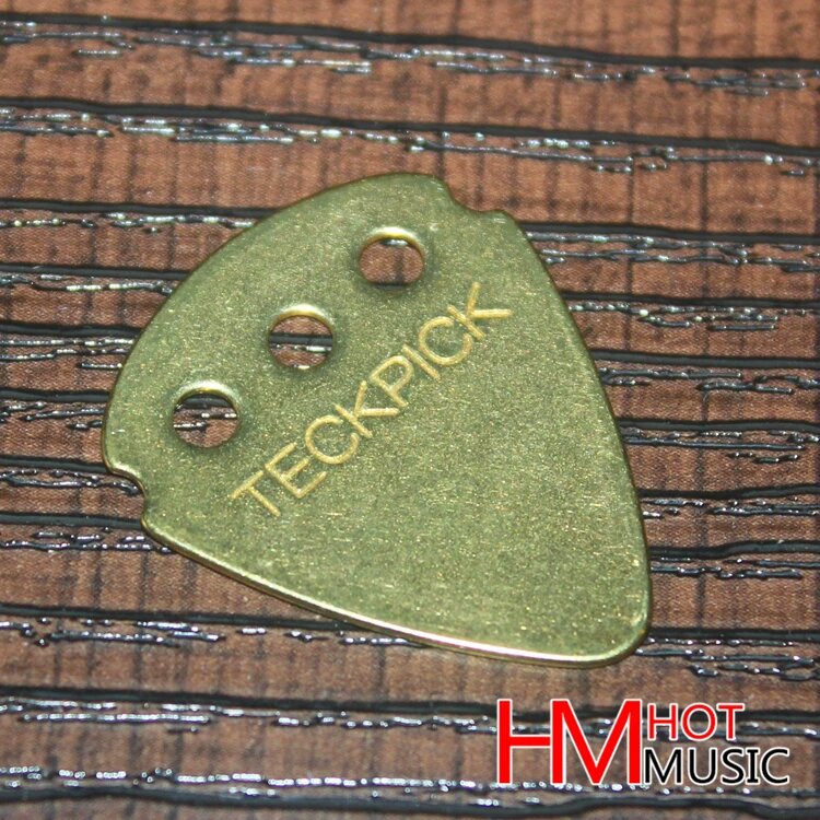 Dunlop Teckpick Алюминиевый сплав Гитарный пик, Латунь, 6 шт. для акустических электрогитар и бас-гитар