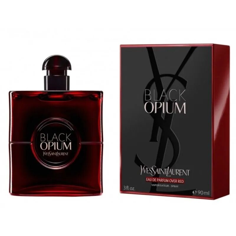 Yves Saint Laurent Black Opium Over Red 90 мл, Парфюмерная вода женская