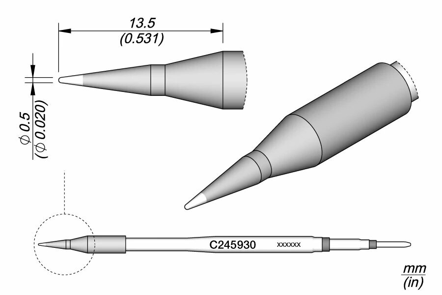 Паяльное жало JBC C245-930, Цвет: C245930