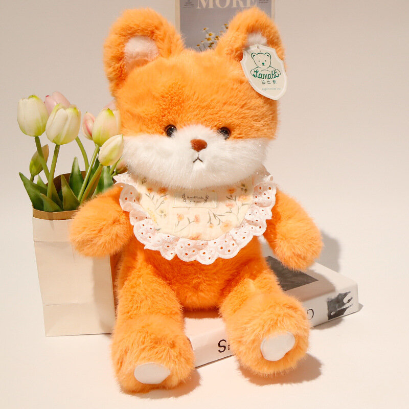 Милый медвежонок, белый кролик, плюшевая игрушка, кошачья кукла, успокаивающая кукла, подушка для девочки, подарок на день рождения