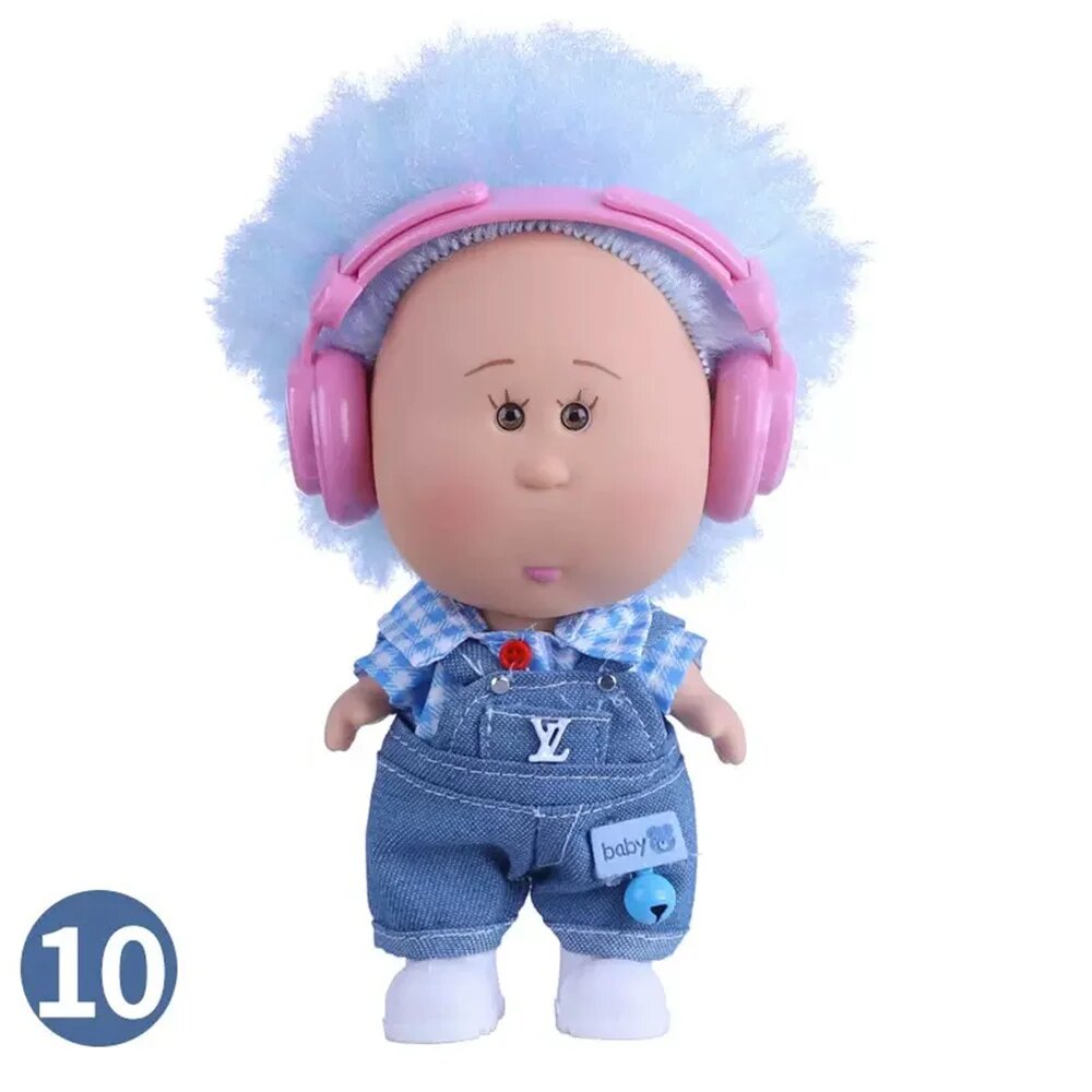 Виниловая кукла 18 см Синий, TDWW-10 1PC