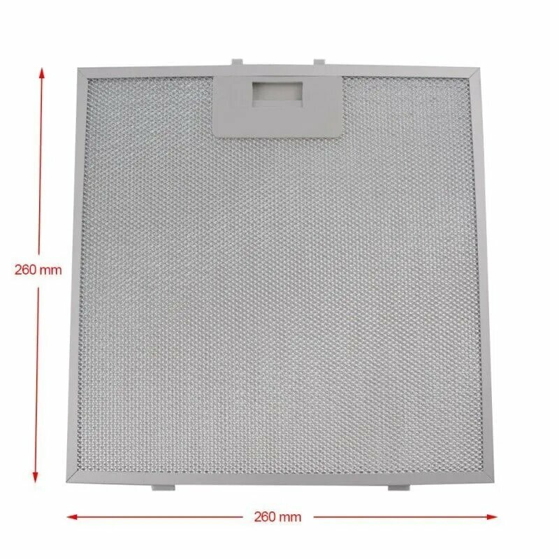 2 шт. Фильтр для вытяжки. 260 x 260 мм 26 x26 см Жироулавливающий. Металлический.