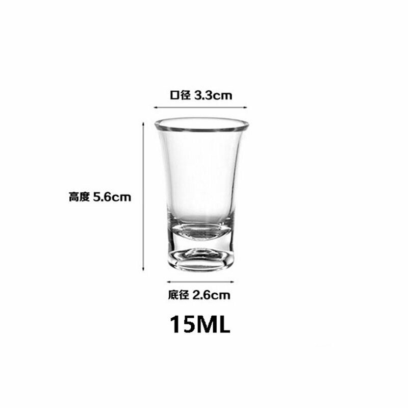 Акриловый рюмка, маленькая винная рюмка, кубок Jagermeister, пластиковый антиударный рюмка B52 для коктейлей и крепких напитков