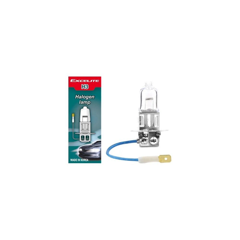 Лампа галогенная Excelite H3 ST 12V 55W PK22s (спайка 2 шт) 10300, бесцветный элемент для бытового освещения