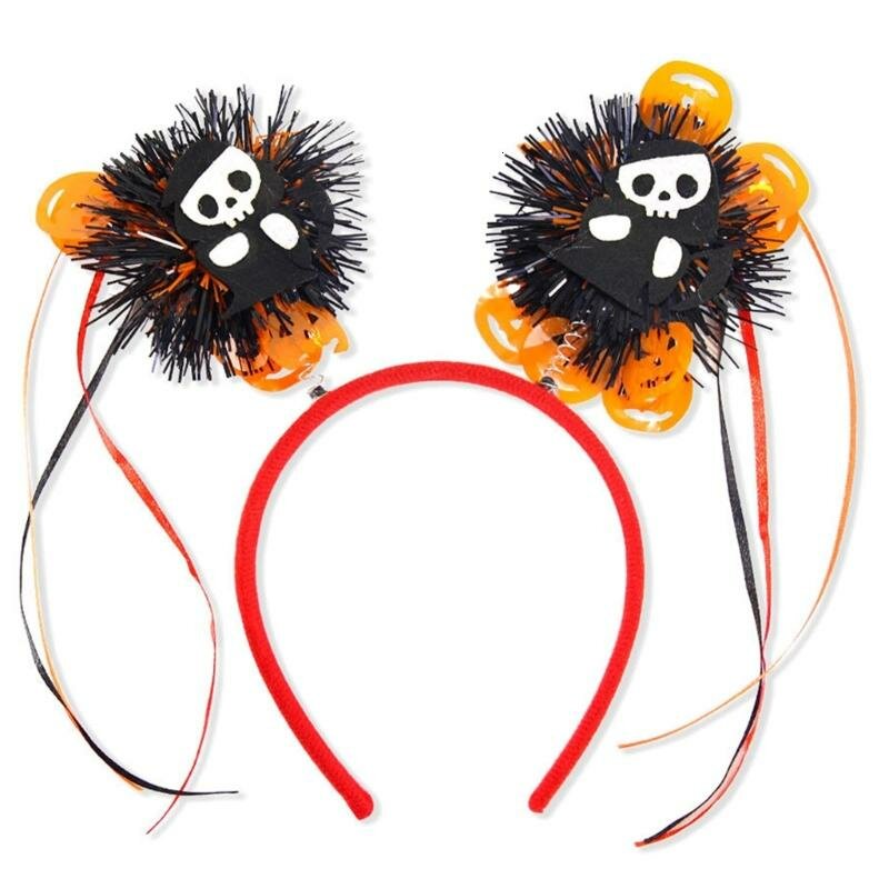 Готическая повязка на голову с черепом и кисточками, Модель смерти