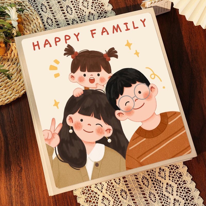 Семейный фотоальбом большой емкости, смешанных размеров, книга воспоминаний, книга записей о росте ребенка, книга для хранения 5inch 6inch фотографий