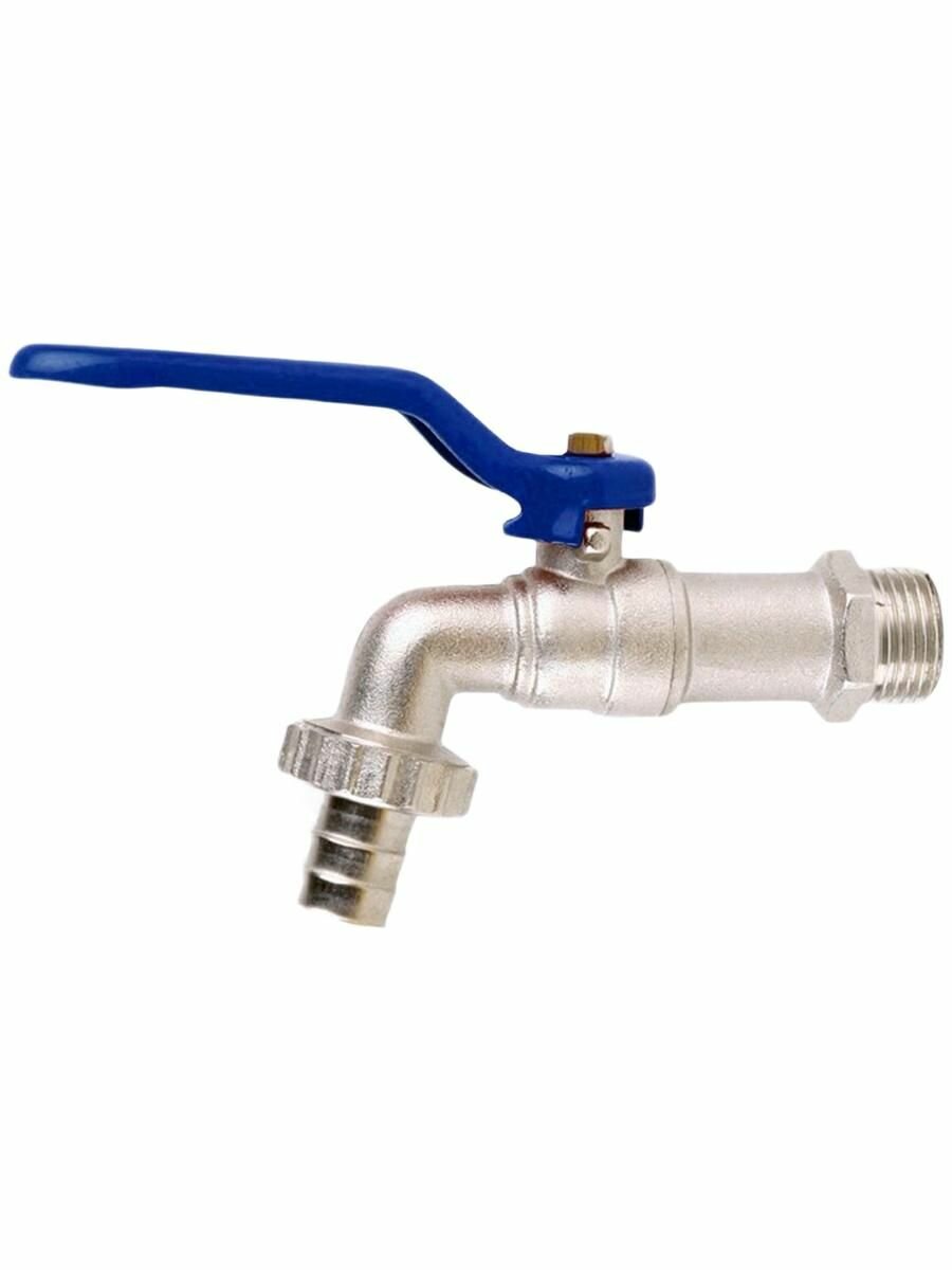 Кран водоразборный со штуцером ECO (рычаг) AQUALINK, 1/2"