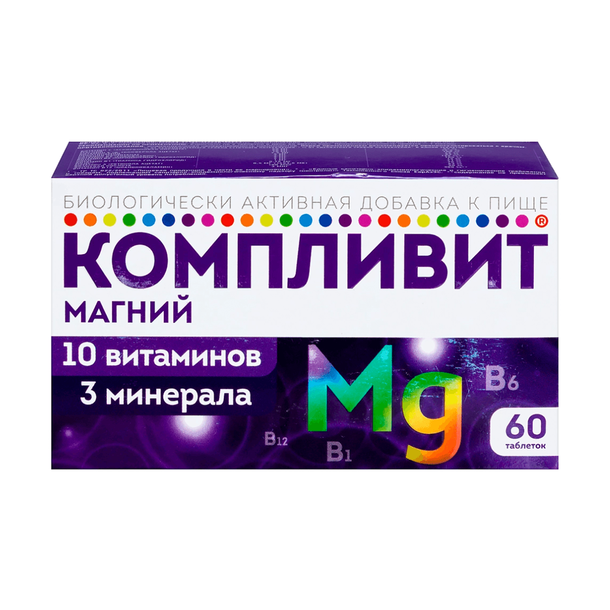 Магний, 60 таблеток, Компливит