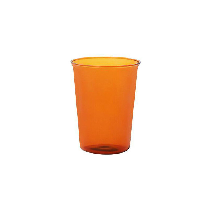 Японская кружка KINTO CAST AMBER из термостойкого стекла для молока и латте