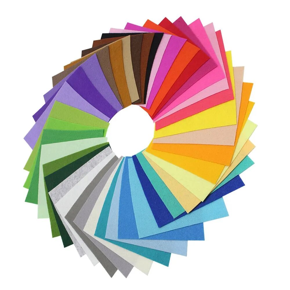 Материал фетр для изготовления узоров и украшений на одежду 10 x 15 CM