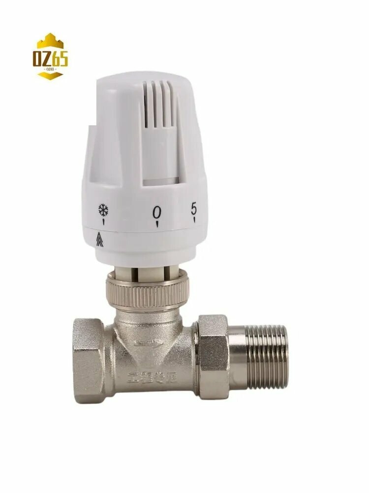 S8(T I U O) 3/4-дюймовый латунный термостатический клапан радиатора, прямой тип DN20, автоматический контроля температуры, напольное отопление