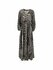 Платье Momoni Geometric-pattern maxi dress, размер 42, brown