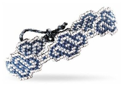 Набор для бисероплетения браслет 'Синяя ночь', 15,5*2 см, Радуга бисера