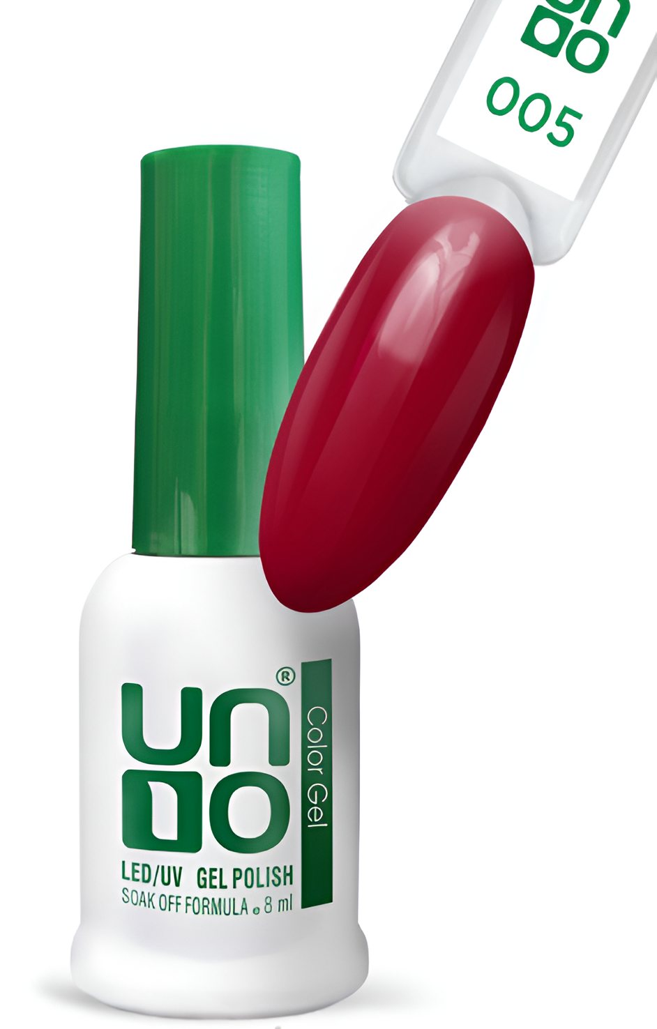 Гель-лак Uno Royal Red - 005 Марсала - Marsala, для ногтей, 8 г