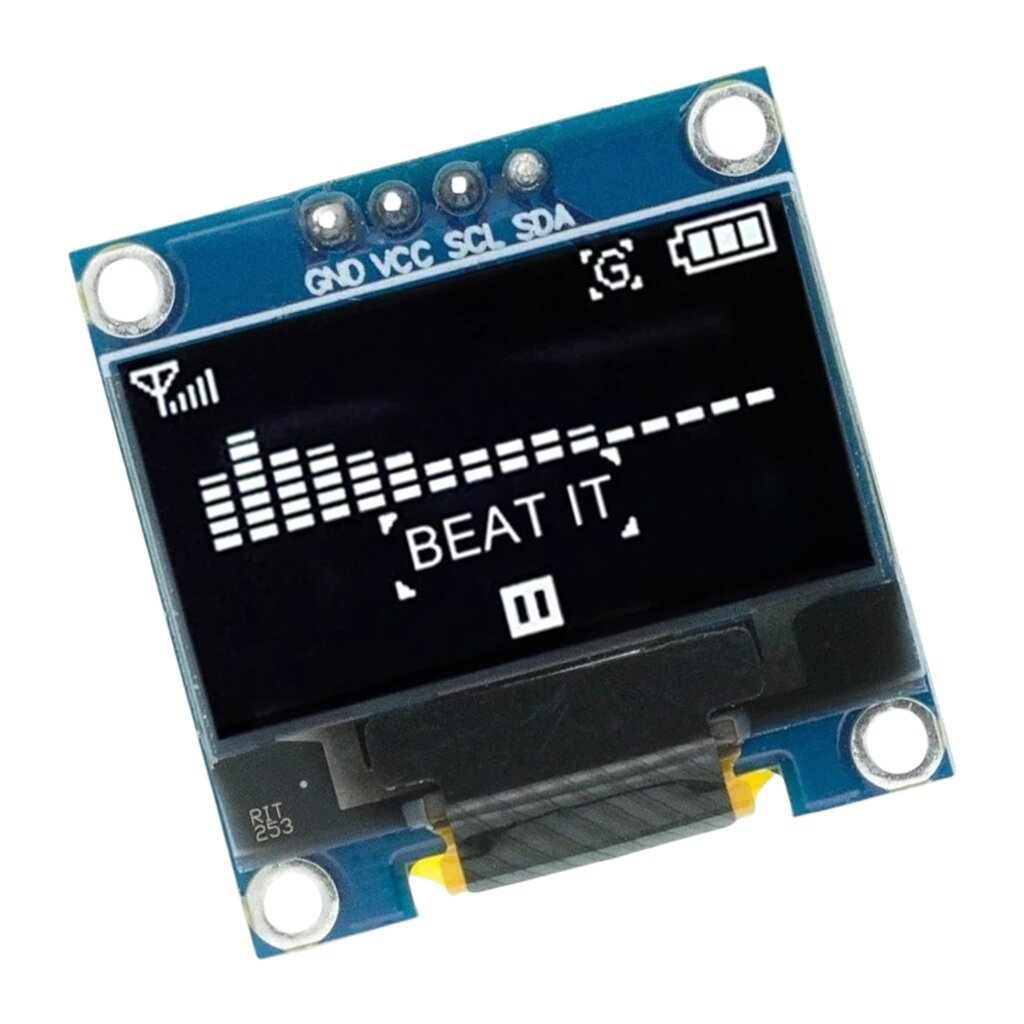 Mini 0,96-дюймовая OLED-панель Идеально подходит для Электронного проекта с напряжением 3,3-5 В VDD