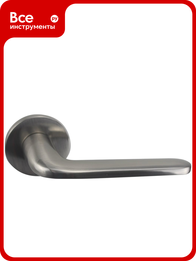 Дверные ручки Вантаж алюминиевые, матовый никель V34D SL