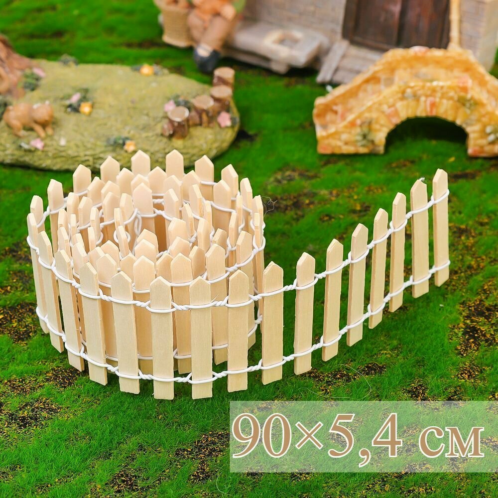 Мини-декоративный заборчик для клумбы и цветочных горшков, садовое украшение своими руками, миниатюрный пластиковый ограждение для дачи и дома, 1 шт