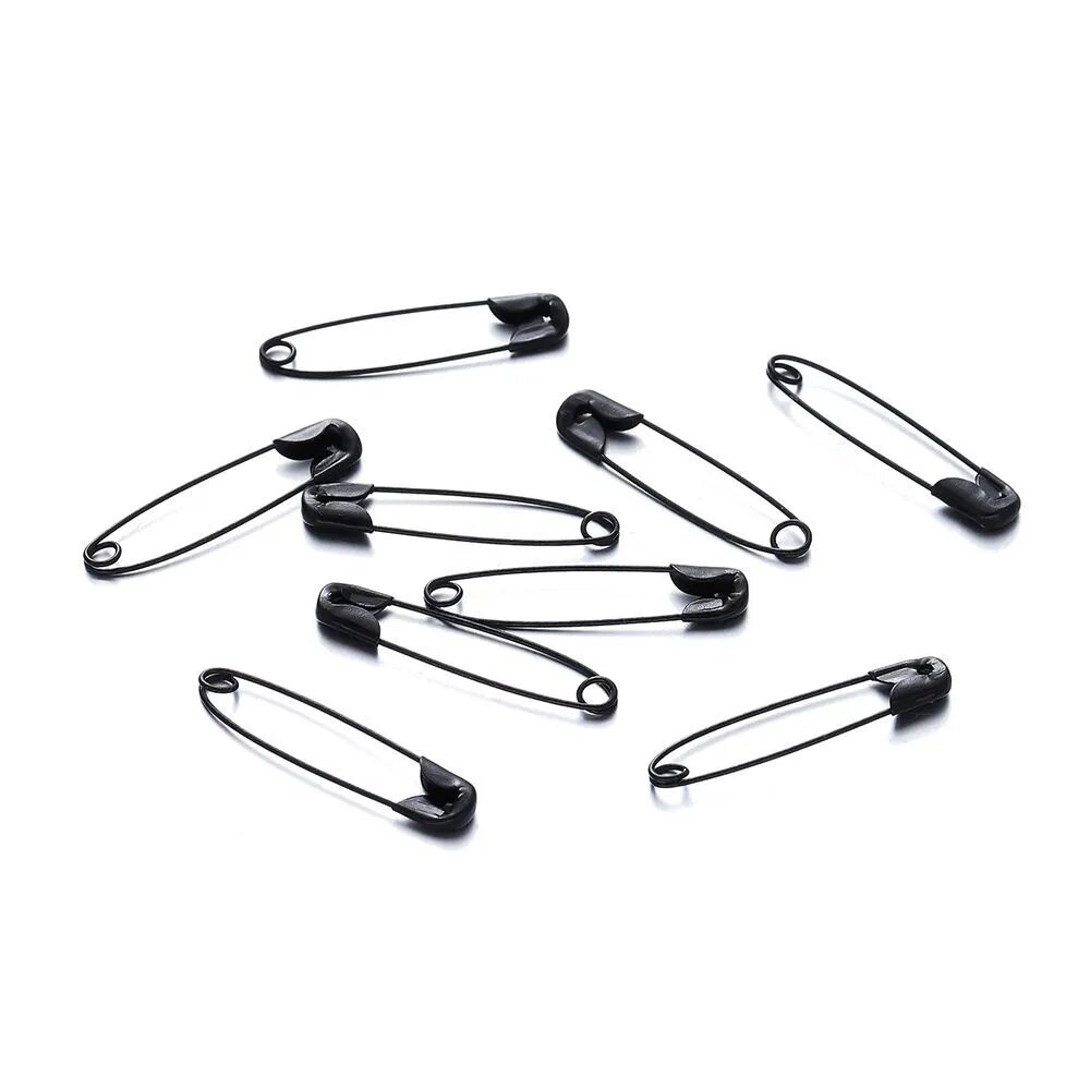 Булавка 3 см, 50 шт, цвет: черный