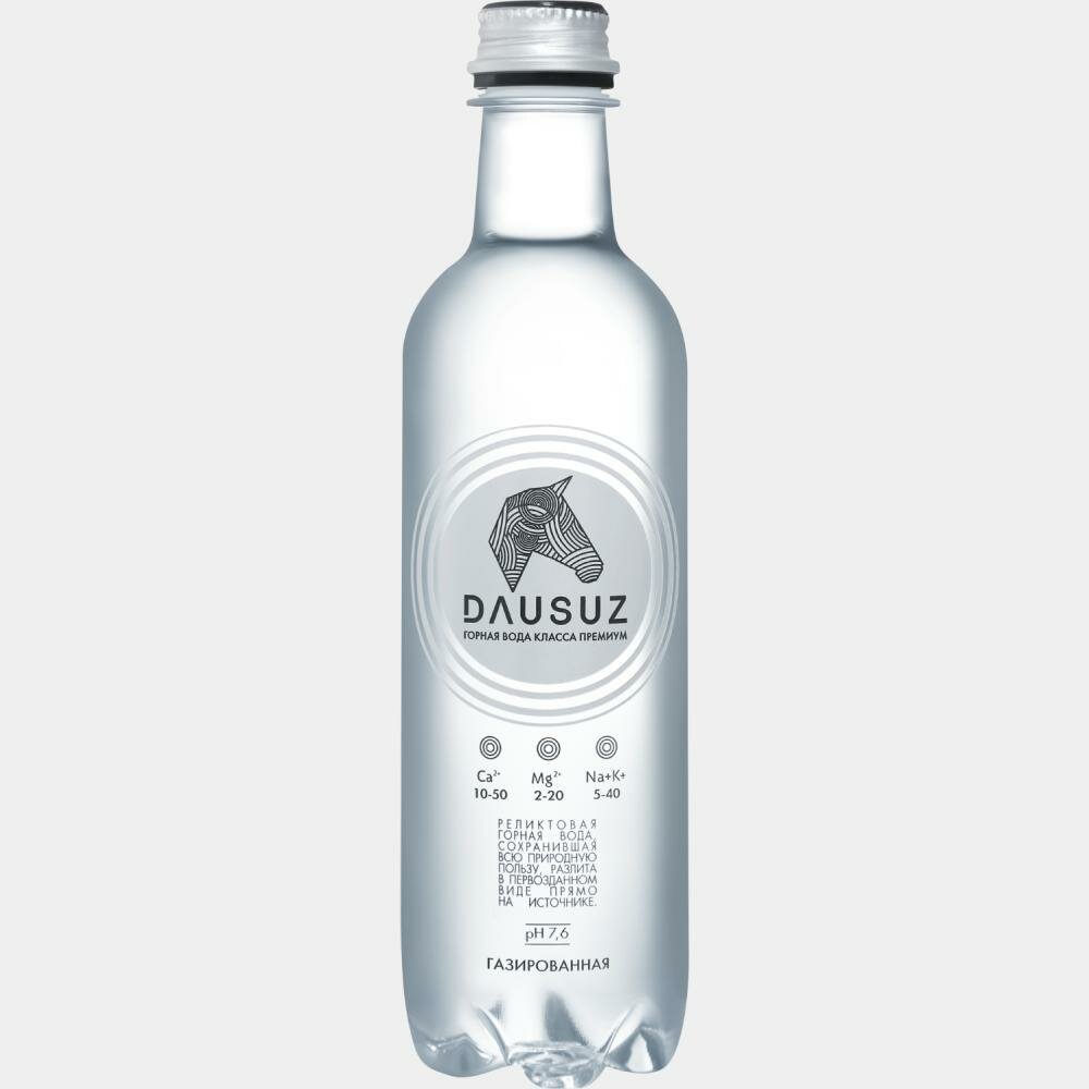 Вода Вода газированная Даусуз (ПЭТ) 0.5 л. Россия