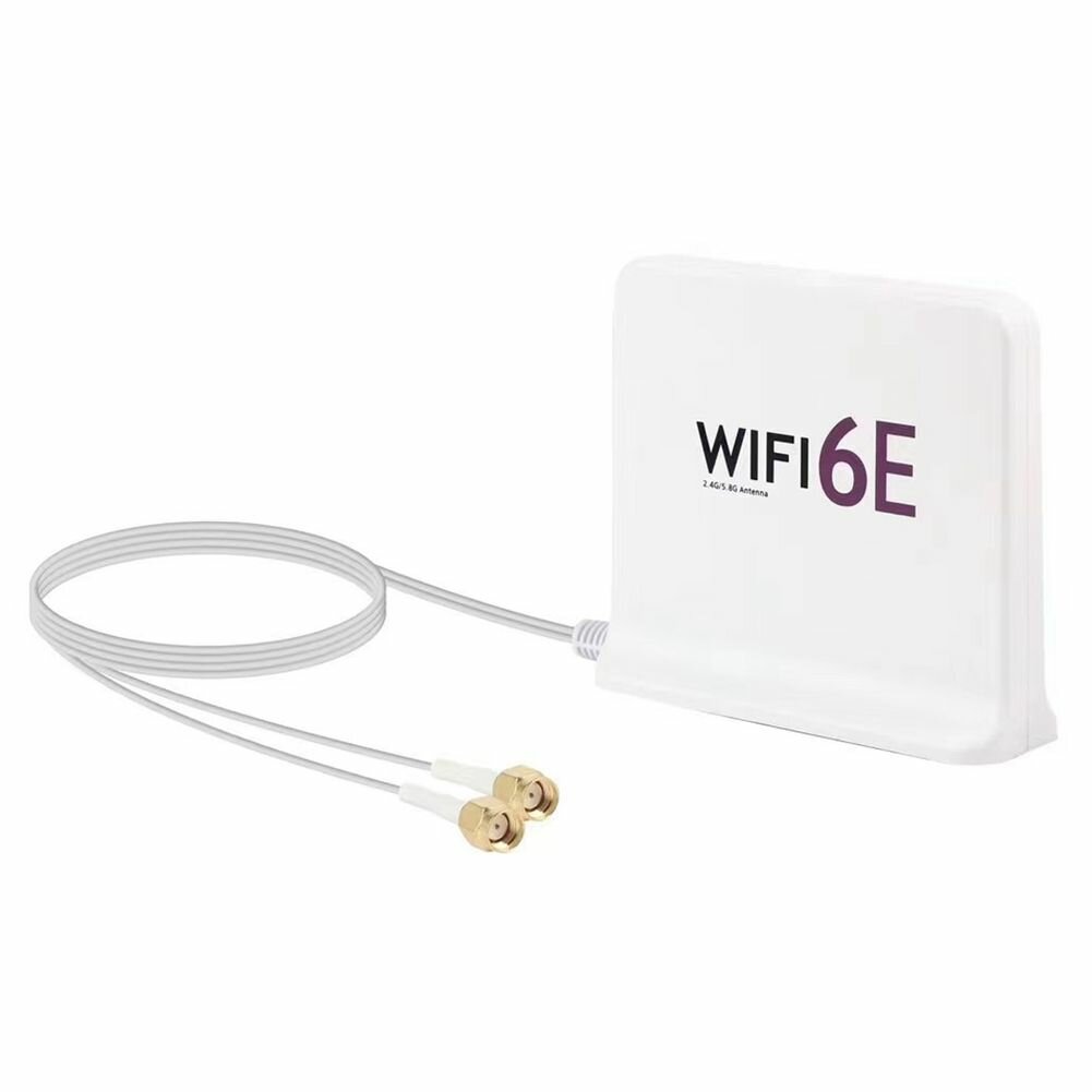 Портативная Антенна 2,4G/5G/6G WiFi 6E Для Сетевой Карты, Белая
