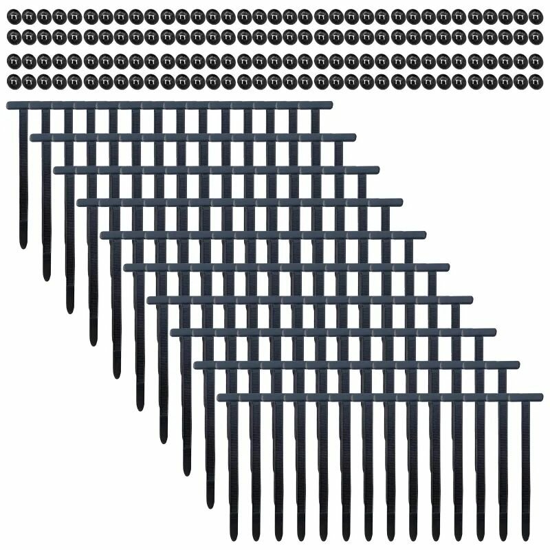 Болты, гайки, хомуты, стяжки, 70 шт.