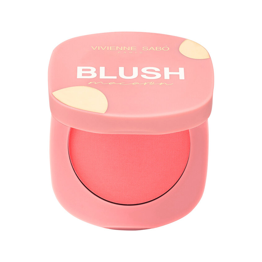 Румяна для лица VIVIENNE SABO MACARON матовые тон 02 Холодно-розовый