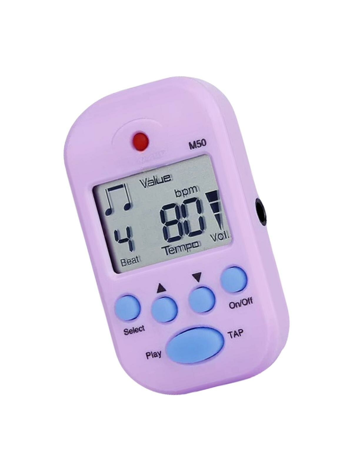 Перезаряжаемый Метроном Громкий звук Маленький Метроном Цифровой карманный Метроном