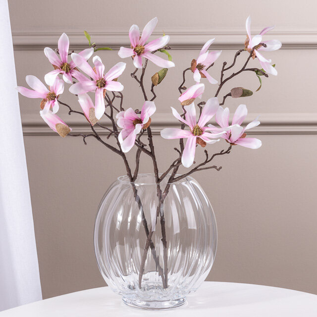 Ветка Магнолии светло-розовая 45 см, Edelman, 1009101