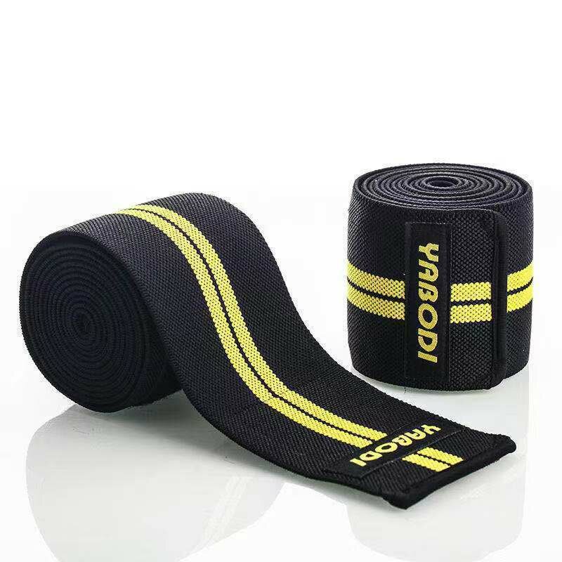 Налокотники для баскетбола, наколенники для пауэрлифтинга, бандажи для ног, фитнес-наколенники, эластичные ленты для приседаний при тяжелой атлетике.