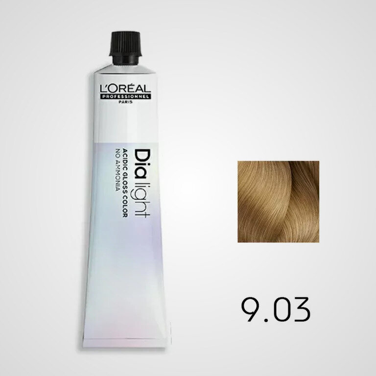 Краска для волос Dia Light 9.03 50 мл L'Oreal Professionnel Dia Light 9.03 50ML VF58 Краска 50 мл