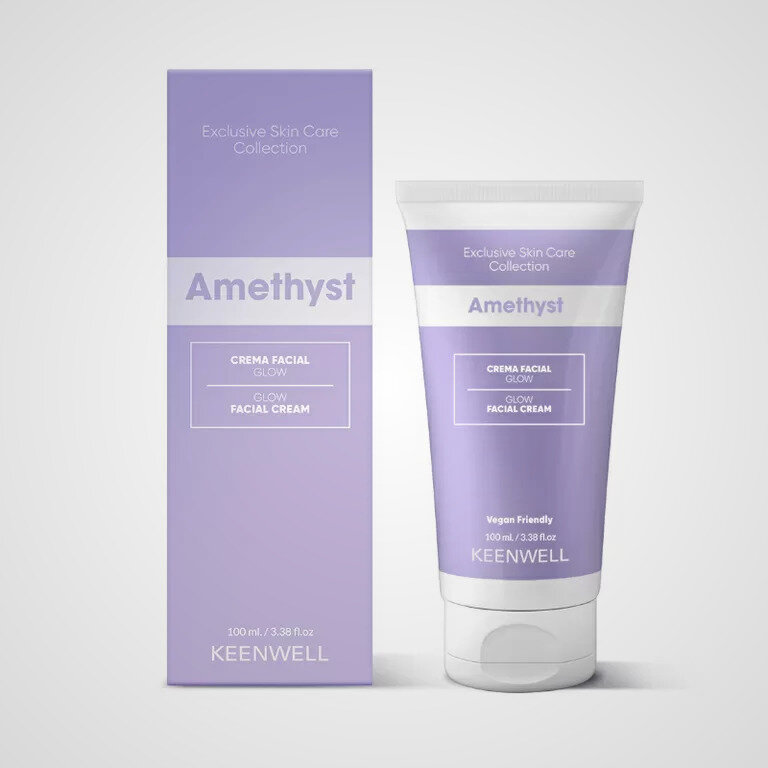 Крем для лица сияние 100 мл KEENWELL Glow Facial Cream AMETHYST Крем 100 мл