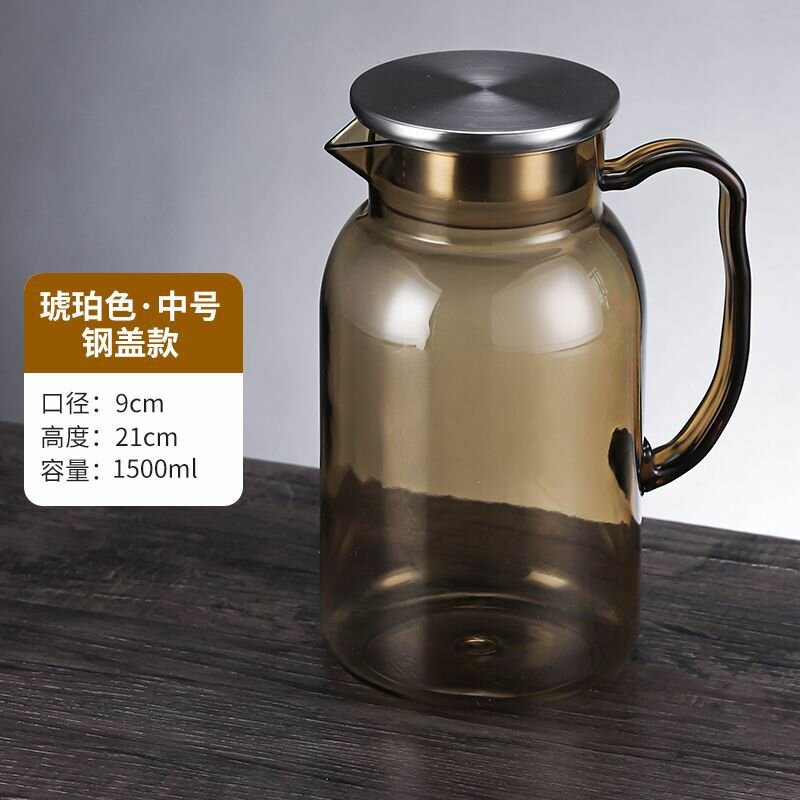 Акриловый кувшин, пластиковый кувшин для сока, большой емкости для напитков, кувшин для воды, устойчивый к высоким температурам, утолщенный кувшин