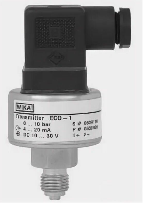 Преобразователь давления WIKA ECO-1 - 0.10 bar
