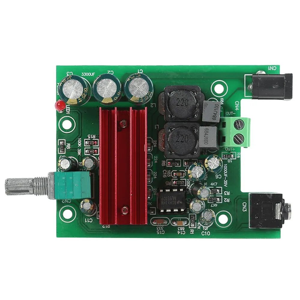 Усилитель TPA3116D2, 100 Вт, компактный, для аудио