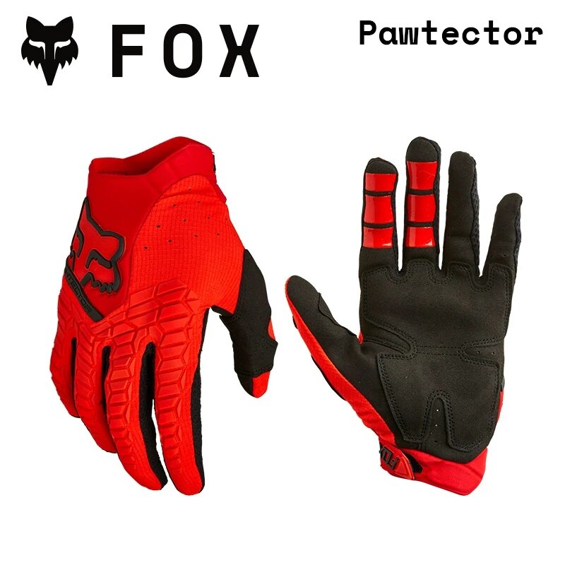 Перчатки Pawtector FOX Racing с улучшенным комфортом и контролем для Красный, S, Red-Black