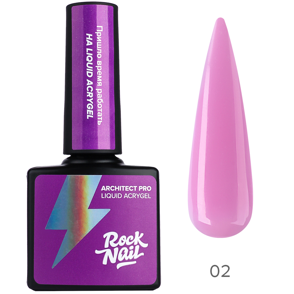 Жидкий акригель 02 Rosewater Spray Architect Pro Liquid Acrygel RockNail