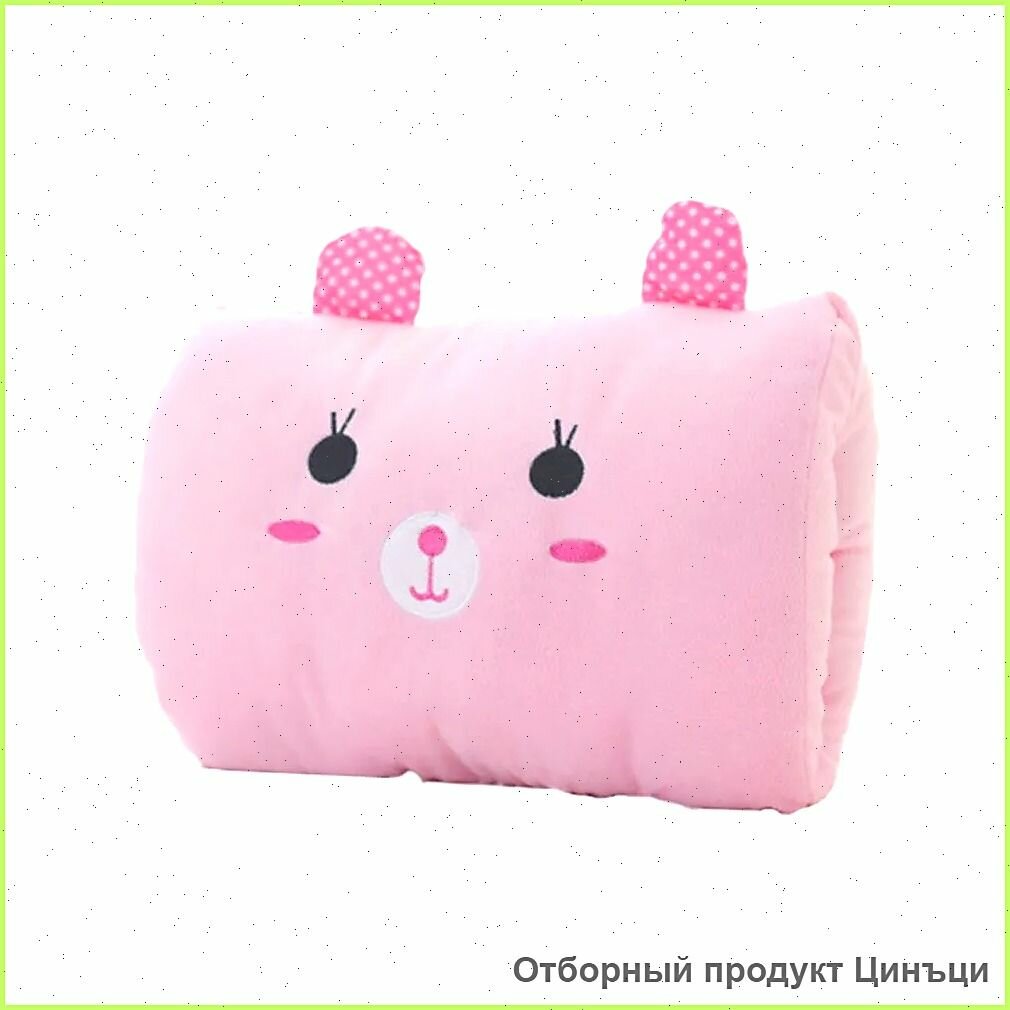 Подушка-игрушка "Подушка для согревания", 20 см x 30 см, розовая