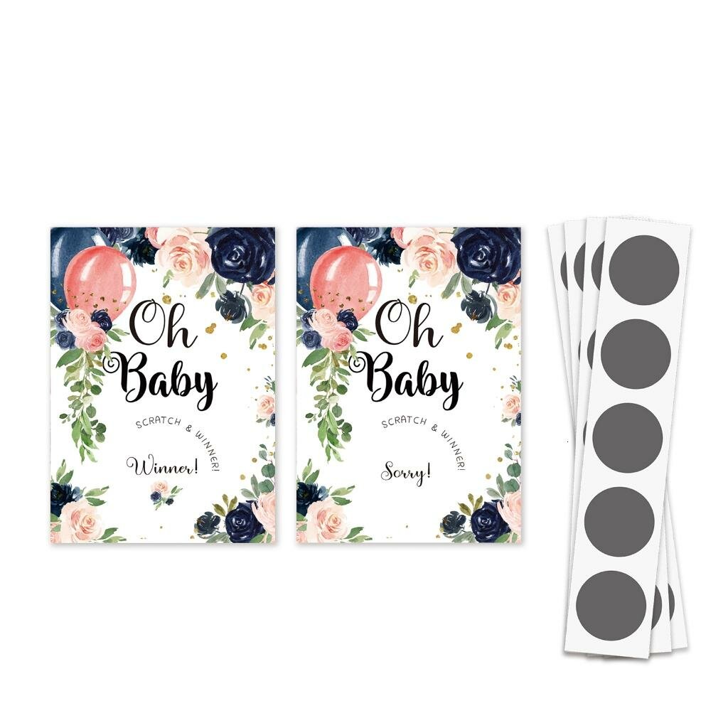 Лотерейные билеты для детских вечеринок с царапающимся слоем, установленный