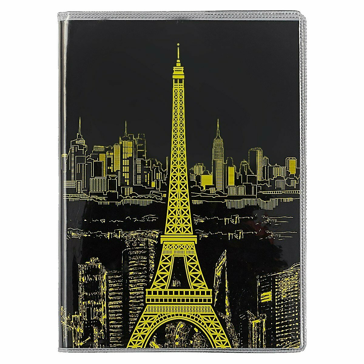 Записная книжка «Paris» А6, 56 листов, нелинованная, AnAn, в ассортименте