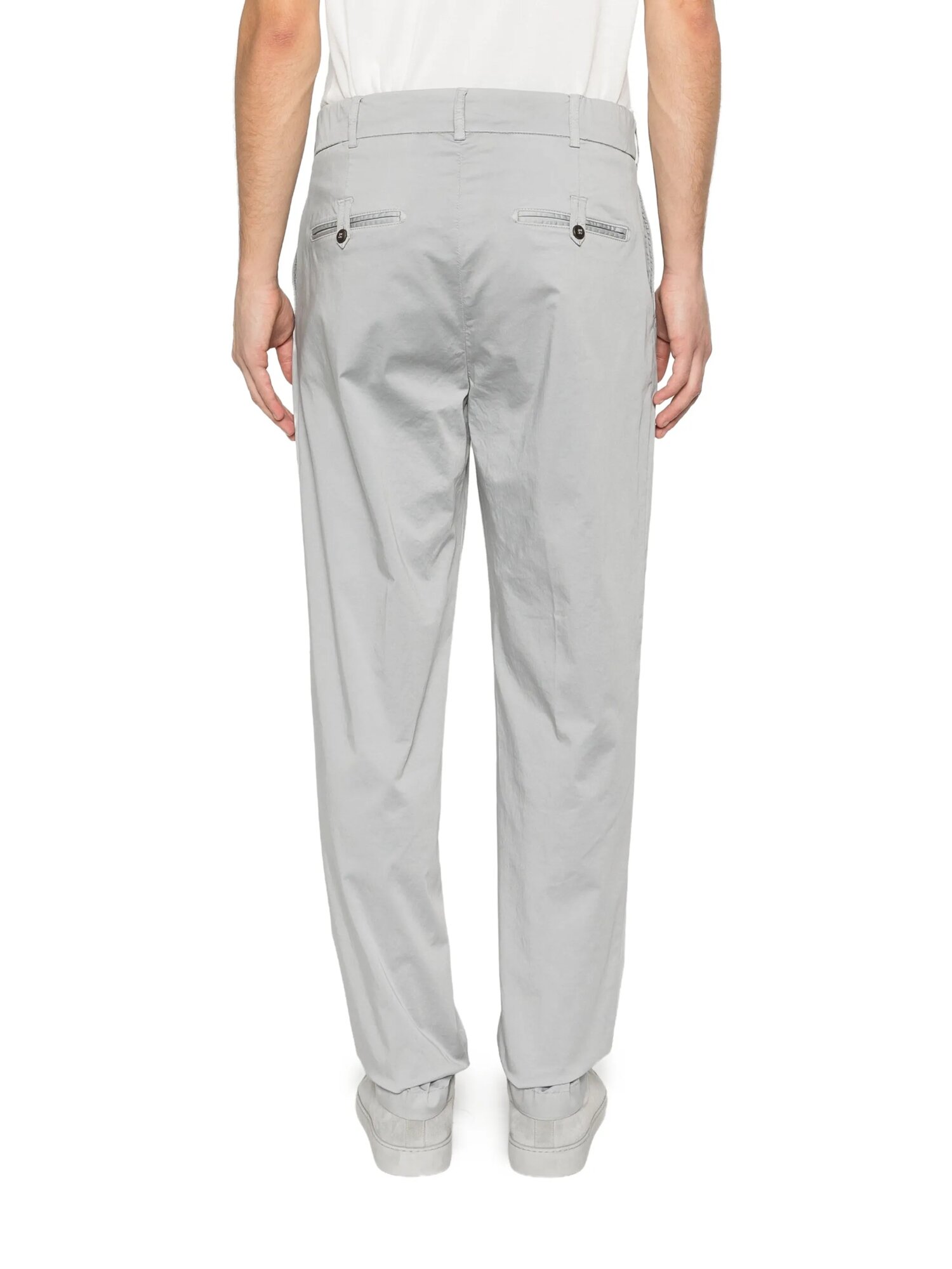 Брюки Eleventy Buttoned tapered trousers, размер XL, grey — фото 1