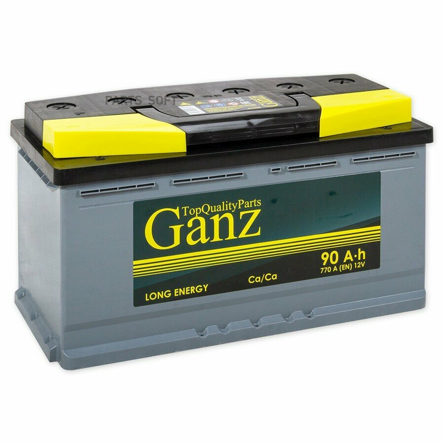 Аккумулятор GANZ 90 АЧ ОБР 242X175X190 EN770 GANZ от официального дистрибьютора, GANZ, артикул GA900